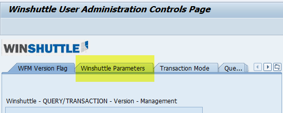 Query and Transaction parameters: Maintain Timeout and other settings ... Query and Transaction parameters: Maintain Timeout and other settings ...